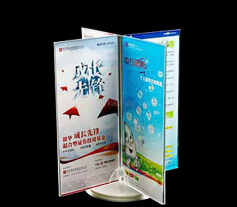 Wholesale custom plexiglass rotating sign holder SH-965