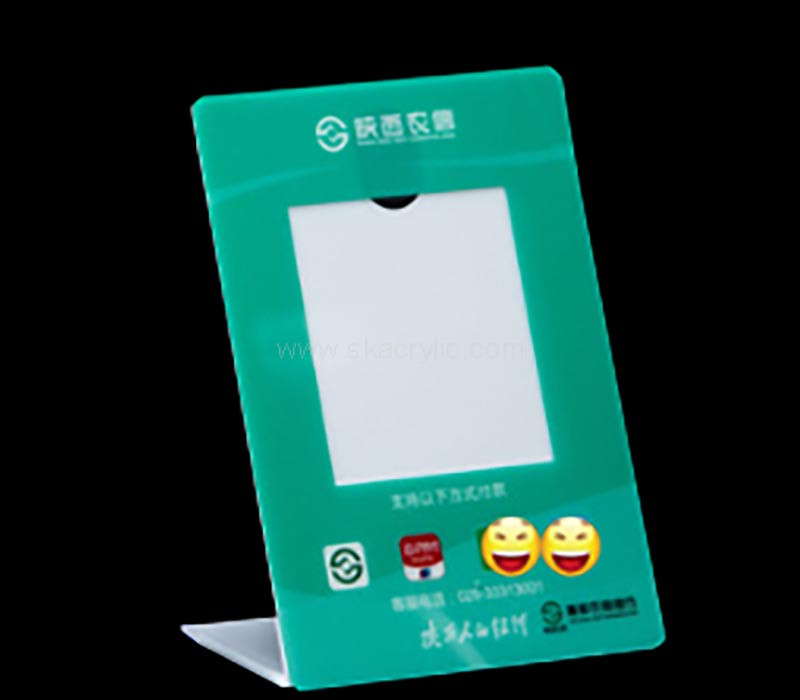 Custom plexiglass payment instructions sign SH-998