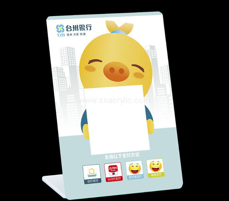 Custom acrylic business payment methods sign