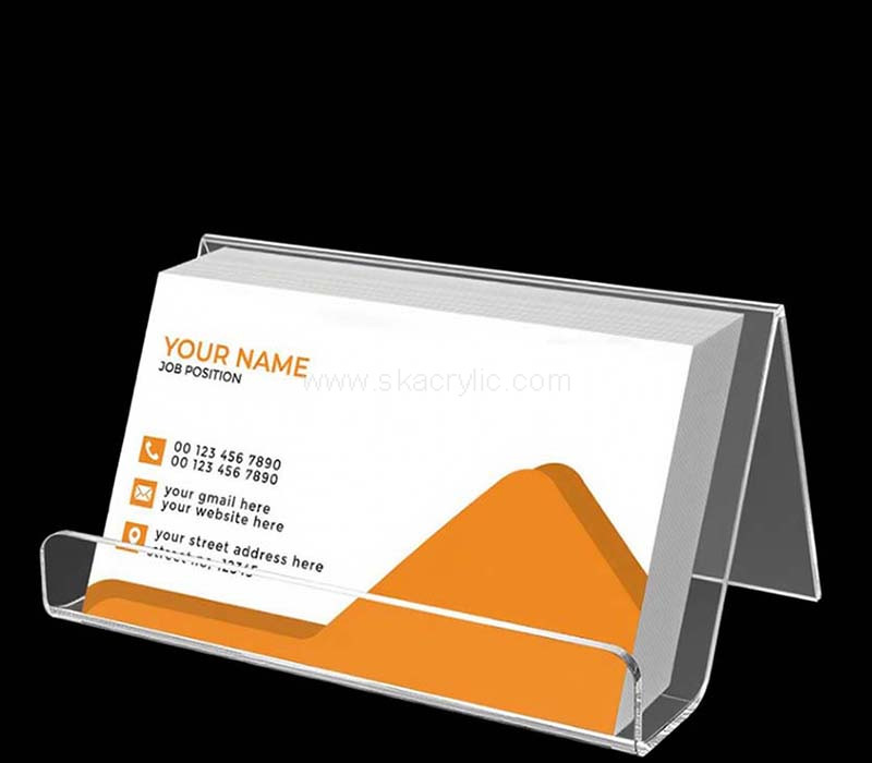 Custom acrylic business card display stand